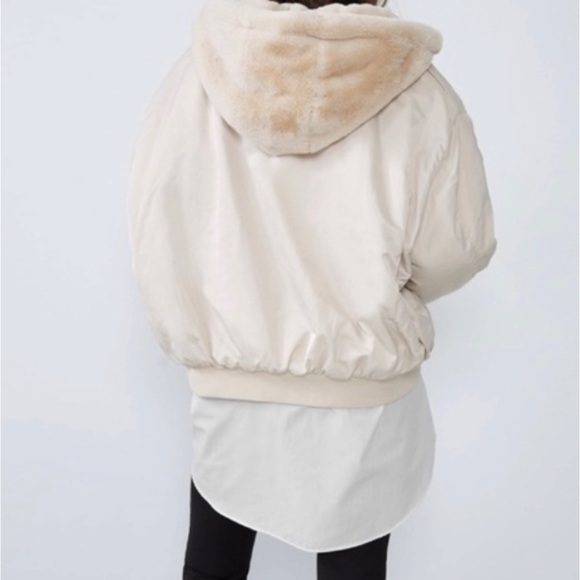 Zara | Jackets & Coats | Zara Reversible Fuzzysuede Jacket | Poshmark